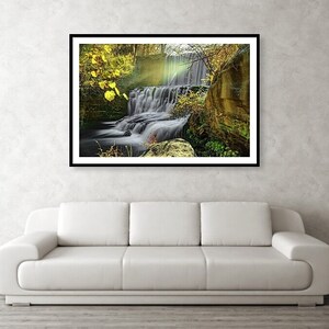 Mirror Lake Falls Waterfall, Blanchard Springs Recreation Area ...