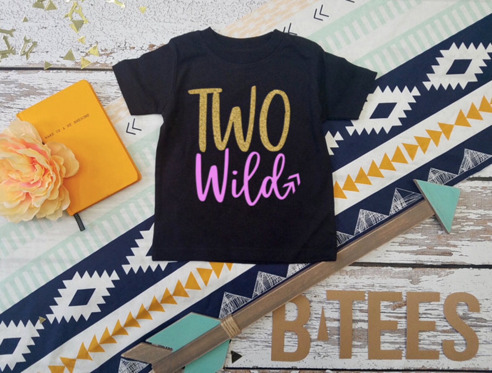 Two Wild T-shirt / Birthday T-shirt / Second Birthday Tee / | Etsy