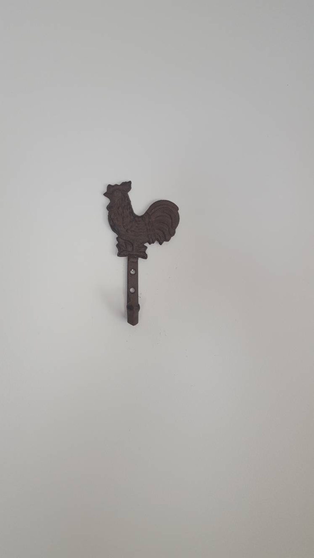 Rooster Hook Rustic Hook Chicken Hook Farmhouse Hook - Etsy