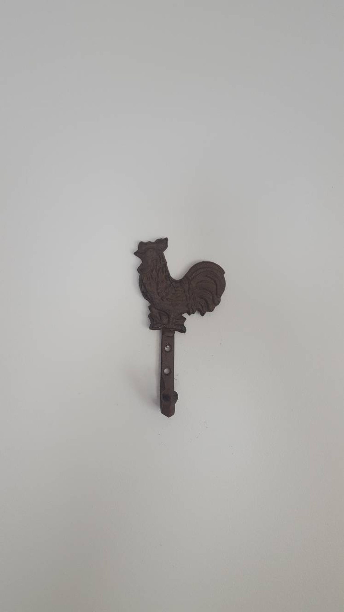 Rooster Hook Rustic Hook Chicken Hook Farmhouse Hook | Etsy