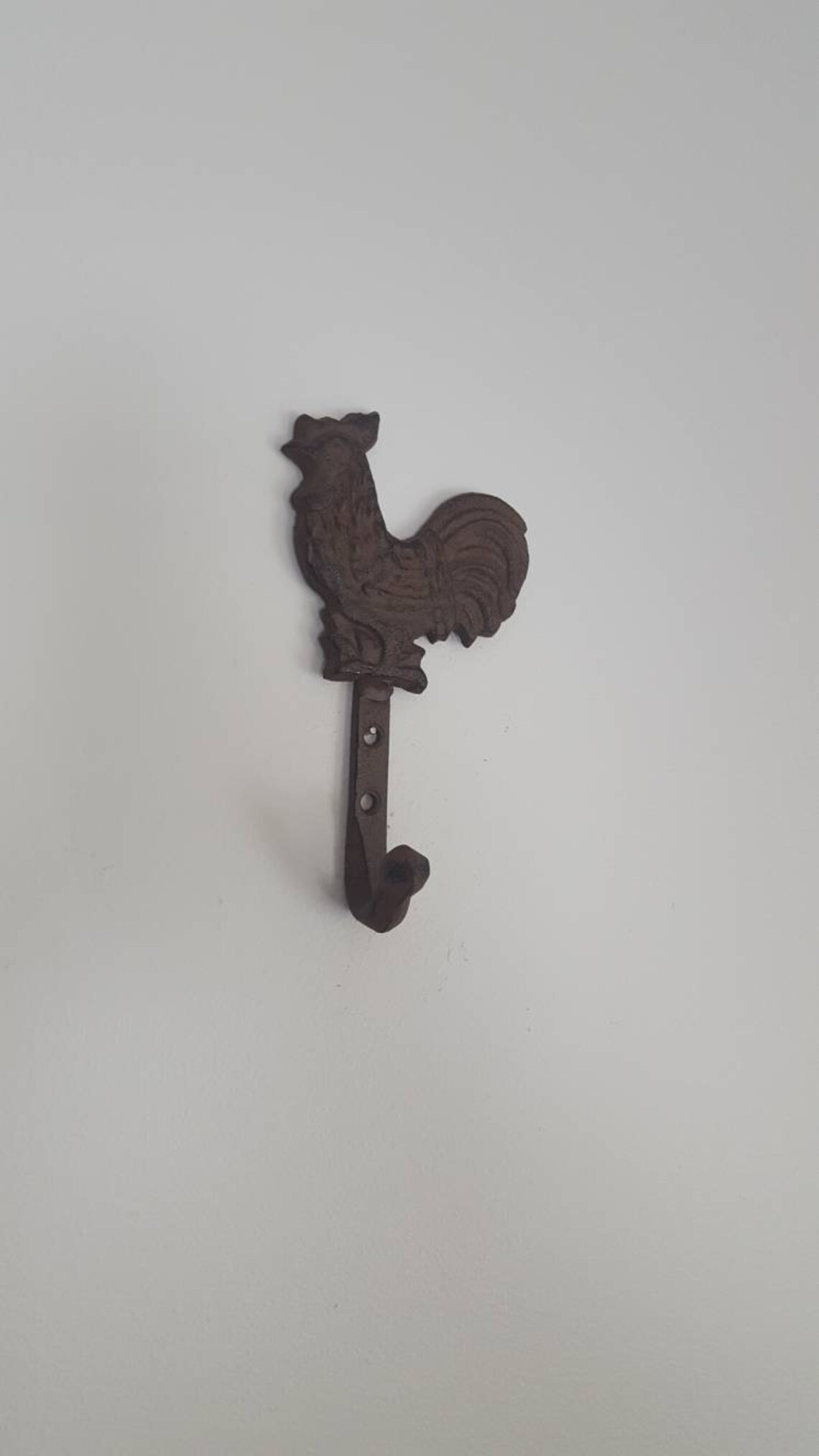 Rooster Hook Rustic Hook Chicken Hook Farmhouse Hook | Etsy
