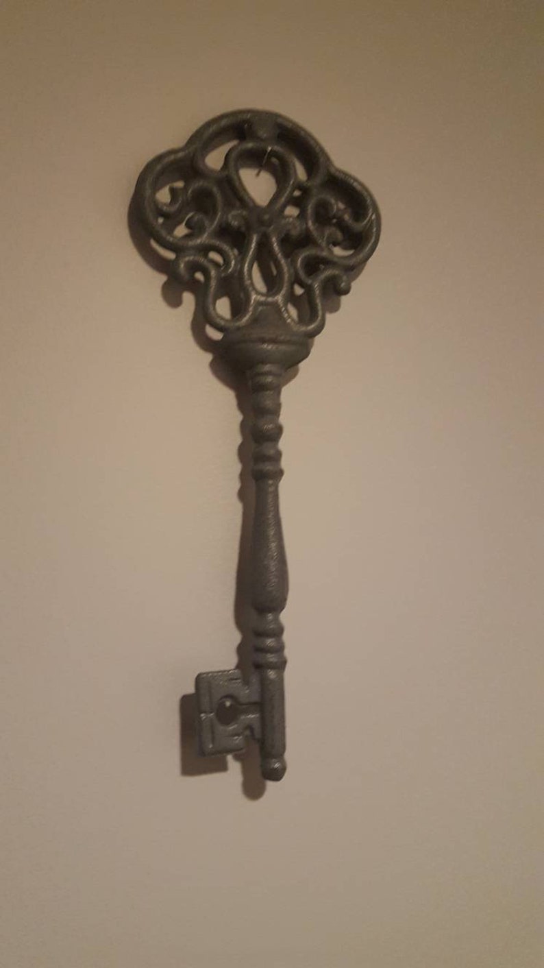 Key Decor Cast Iron Key Key Wall Hanging Rustic Key | Etsy