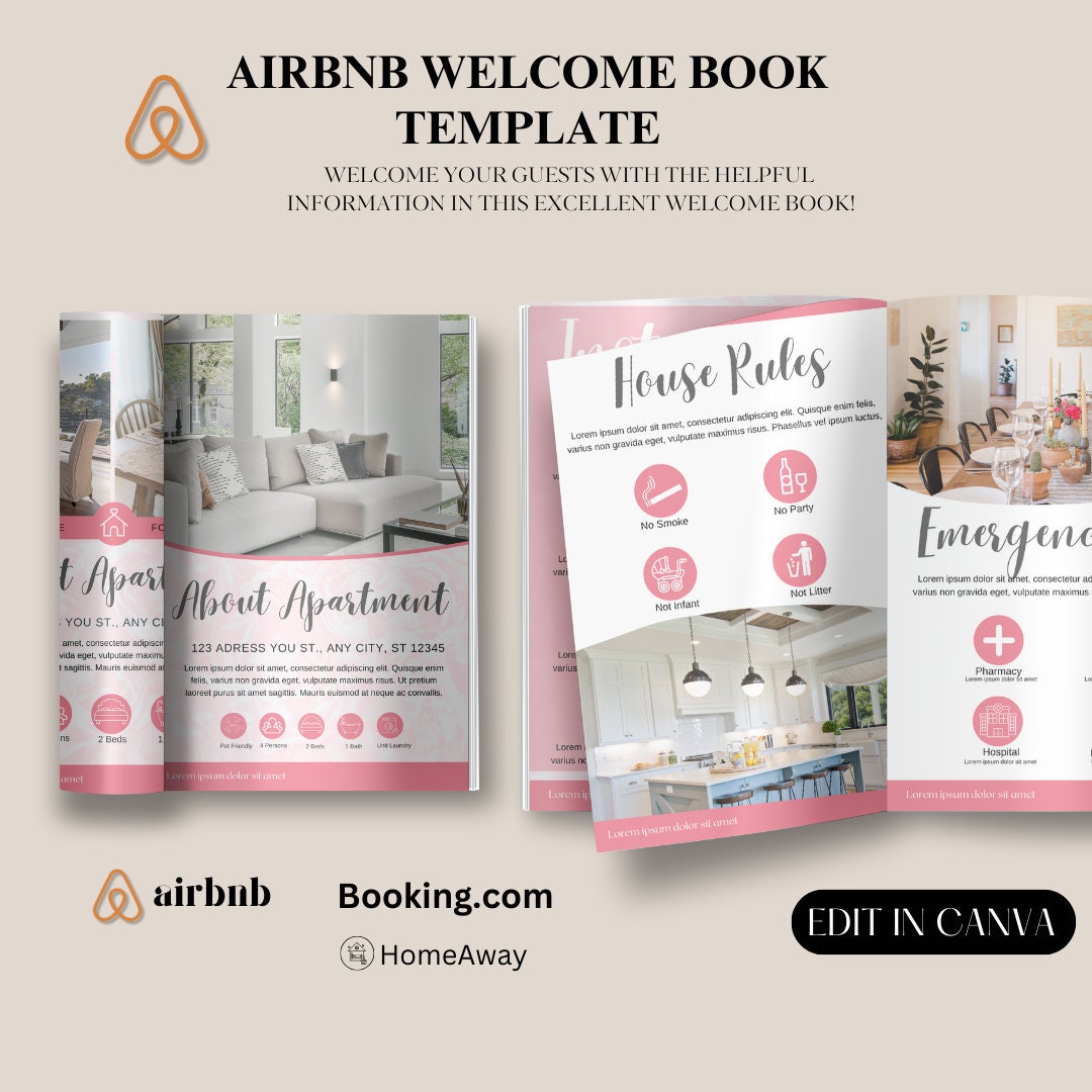 Ultimate Airbnb Host Bundle, Editable Airbnb Signs, Cleaning Checklists ...