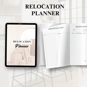 Relocation Planner: Moving Checklist, Labels, and Binder - Etsy