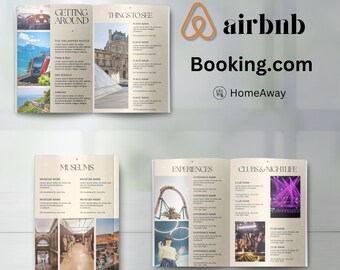 Airbnb Host Bundle Template Welcome Book Airbnb Template Editable ...