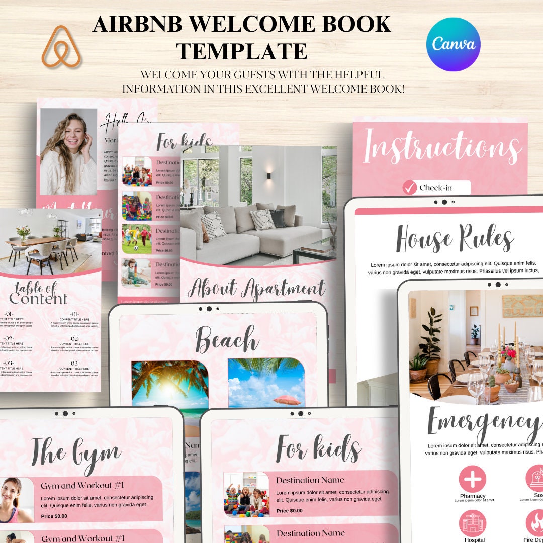 Ultimate Airbnb Host Bundle, Editable Airbnb Signs, Cleaning Checklists ...