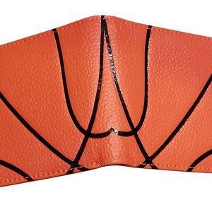 Handmade Leather Basketball Bifold Wallet - the Perfect Gift for ...