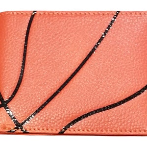 Handmade Leather Basketball Bifold Wallet - the Perfect Gift for ...