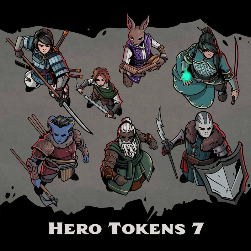 Top Down Vtt Tokens - Etsy