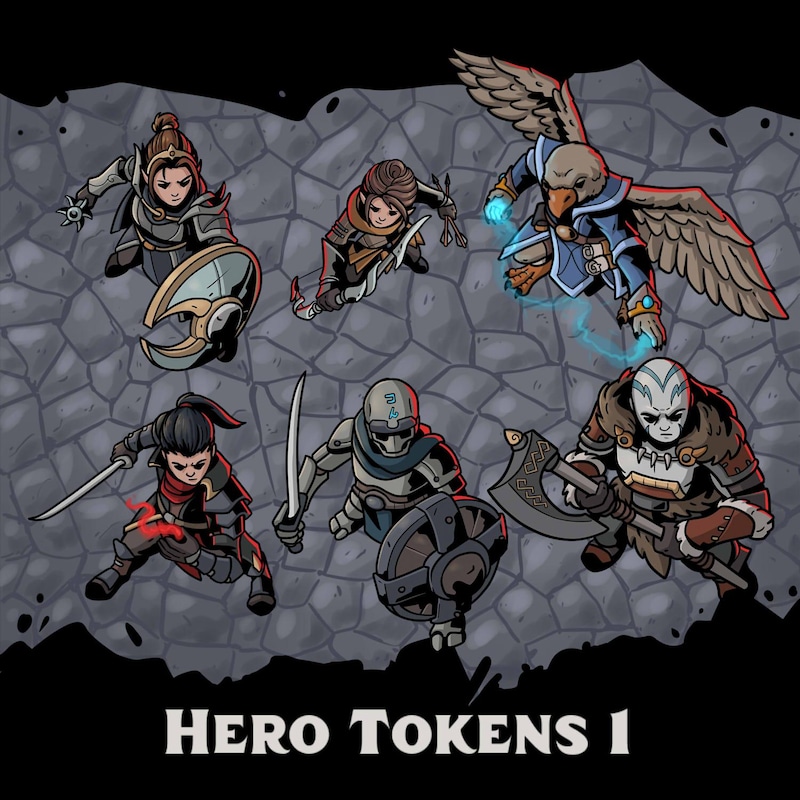 Top Down Vtt Tokens - Etsy