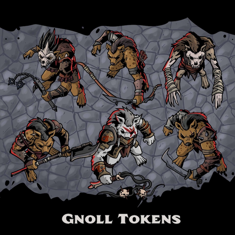 Dnd Top Down Tokens - Etsy