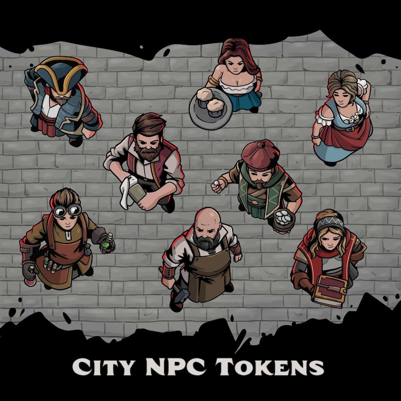 Top Down Vtt Tokens - Etsy