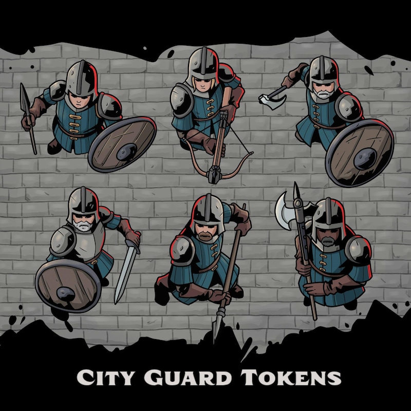 Dnd Top Down Tokens - Etsy