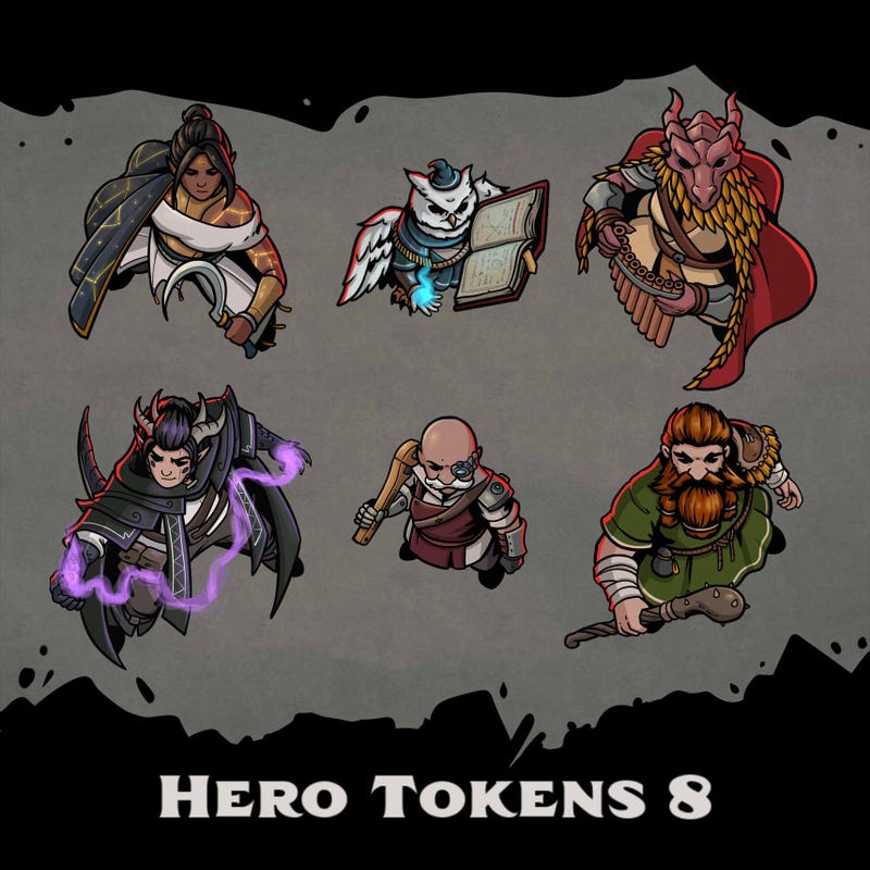 Top Down Vtt Tokens - Etsy