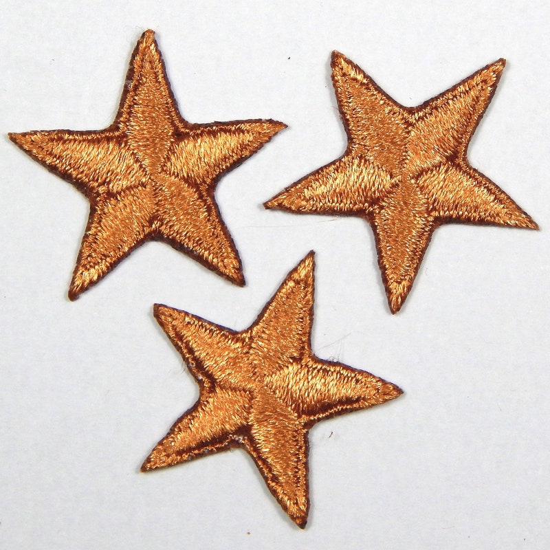 Embroidered Star Patches - Etsy