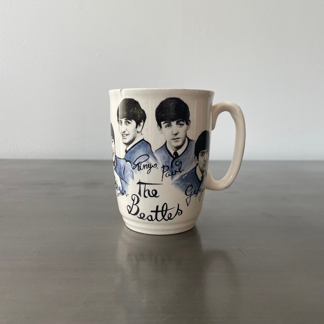 Vintage 1960s Beatles Tea Coffee Mug | Made in England | Music Lover ...