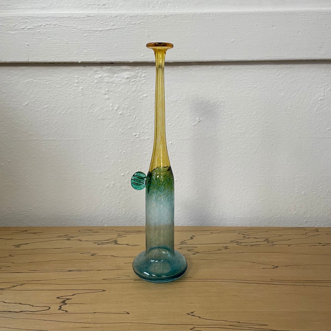 Vintage 1980s Kosta Boda XL Windpipe Vase No. 48175 | Signed Bertil ...