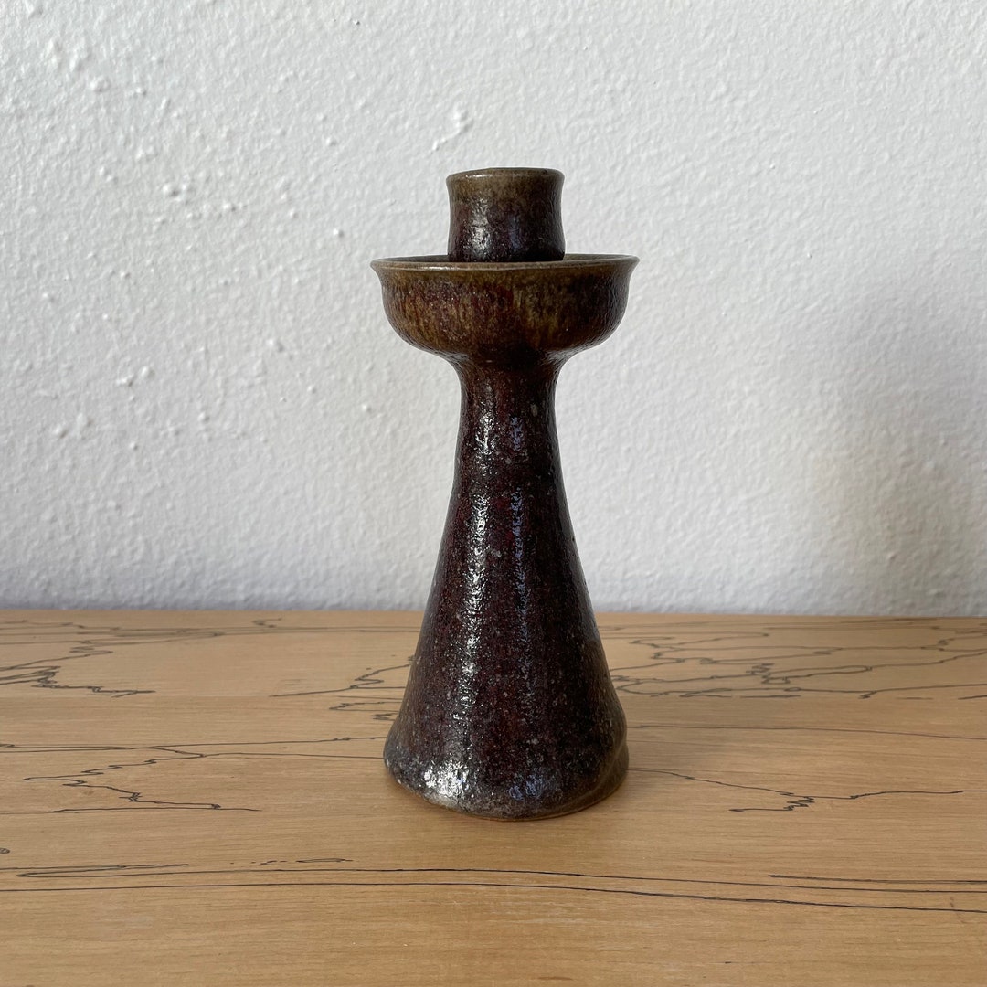 Mid Century Dutch Studio Pottery Candlestick Holder | Hans Van Riessen ...