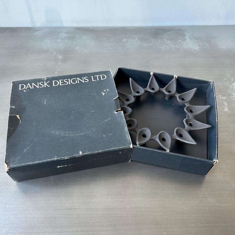 Vintage 1960s Dansk Cast Iron Candle Holder | Jens Quistgaard IHQ ...