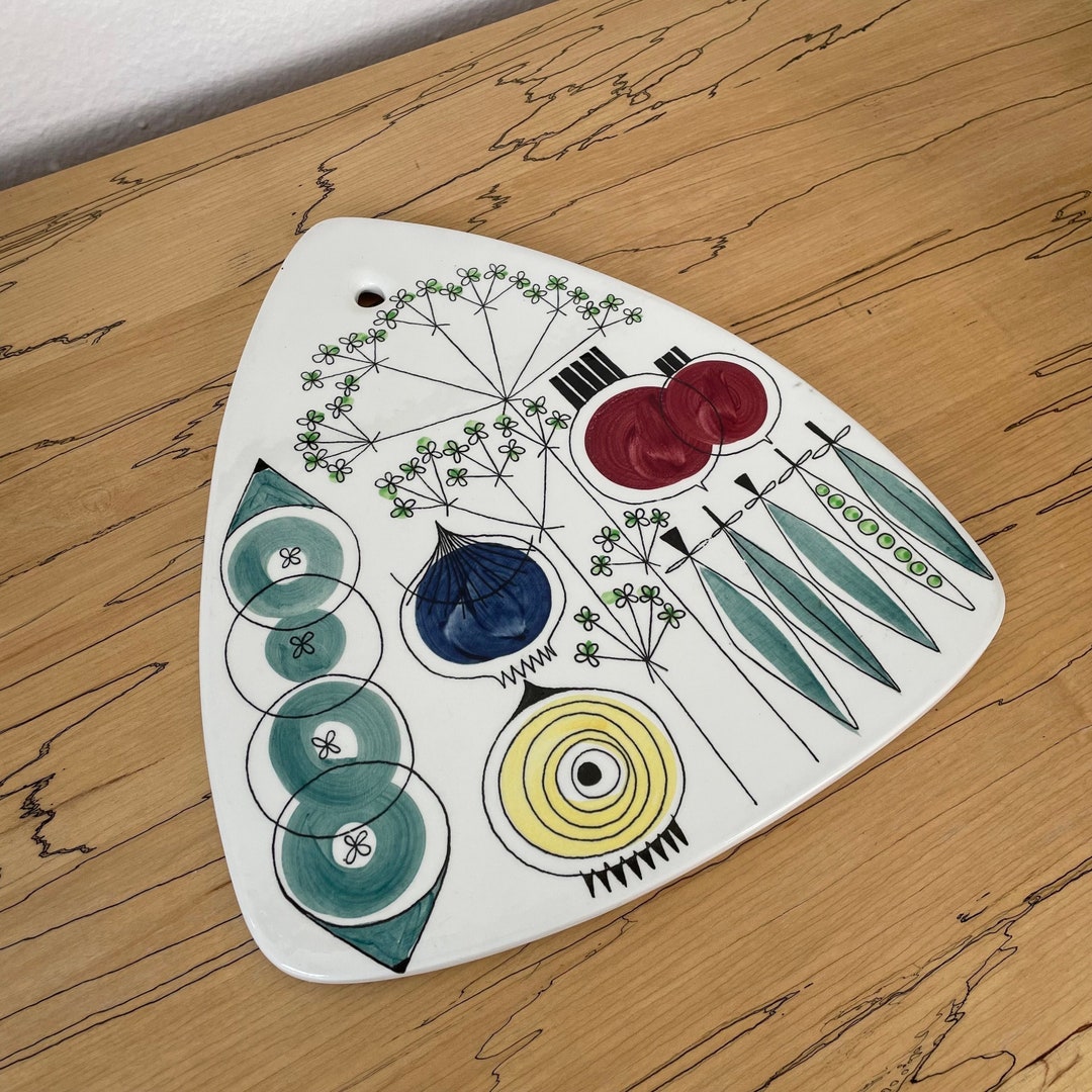 Mid Century Rörstrand Large Picknick Cutting Board | Charcuterie Cheese ...