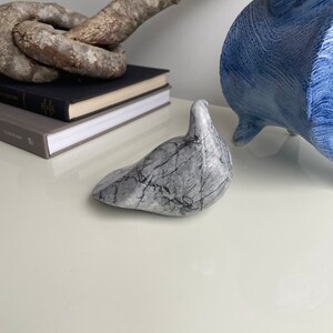 Modernist Carved Marble Bird Sculpture Carrara Marble Stone Bird ...