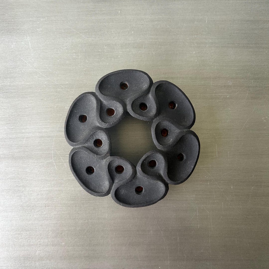 Vintage 1960s Dansk Cast Iron Candle Holder | Jens Quistgaard IHQ ...