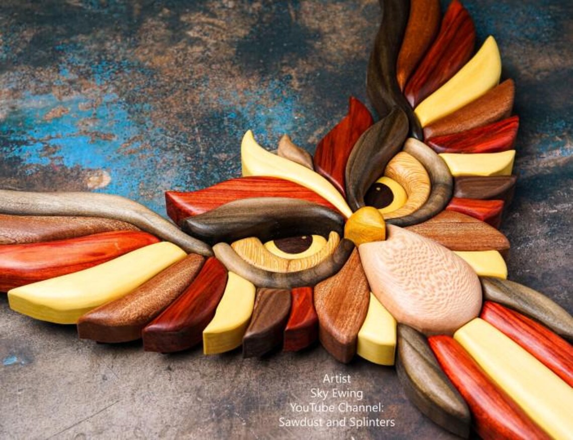 Funky Owl in Flight Intarsia Pattern - PDF Digital Version Only - Etsy