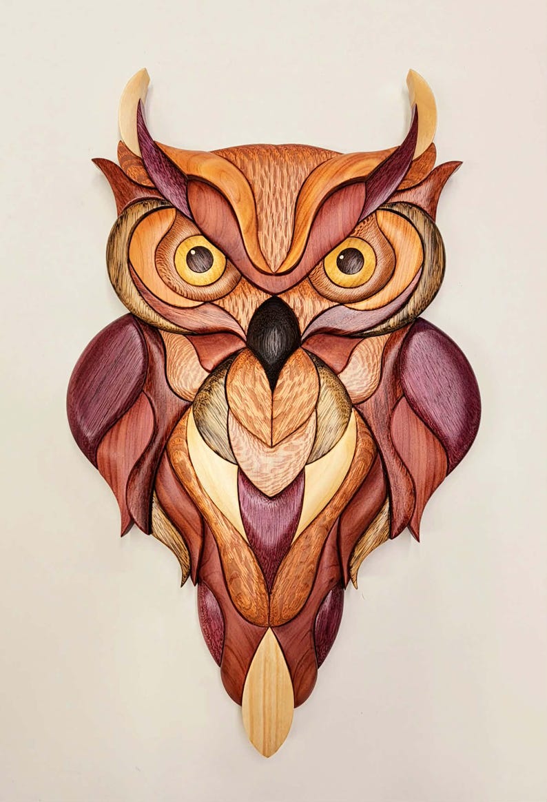 Owl Intarsia Pattern - PDF Digital Version Only - Etsy