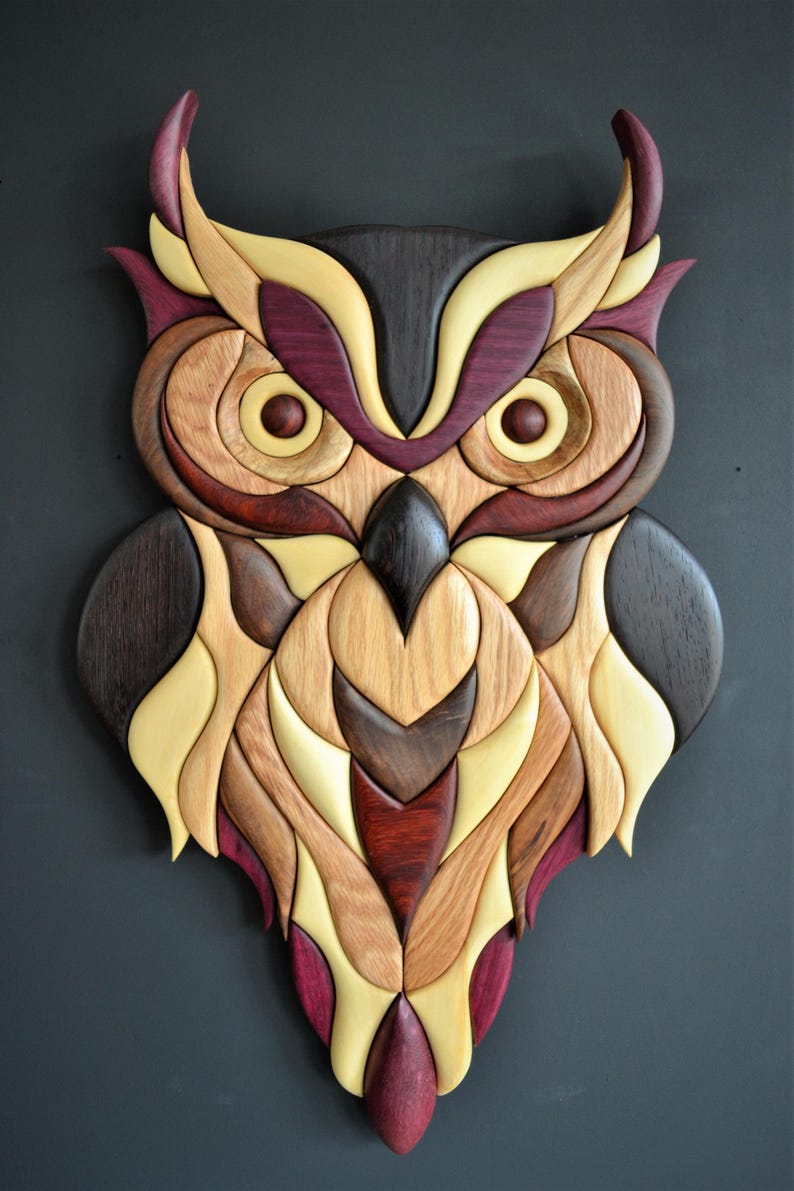 Owl Intarsia Pattern - PDF Digital Version Only - Etsy