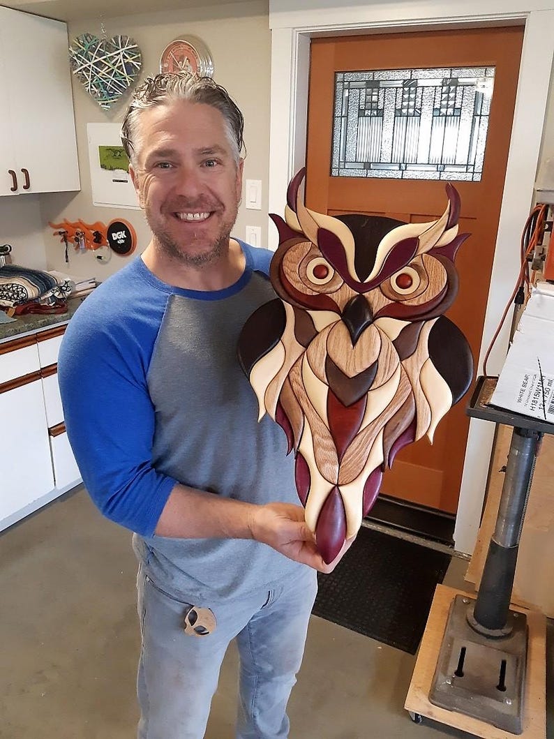 Owl Intarsia Pattern - PDF Digital Version Only - Etsy