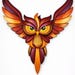 Funky Owl in Flight Intarsia Pattern - PDF Digital Version Only - Etsy