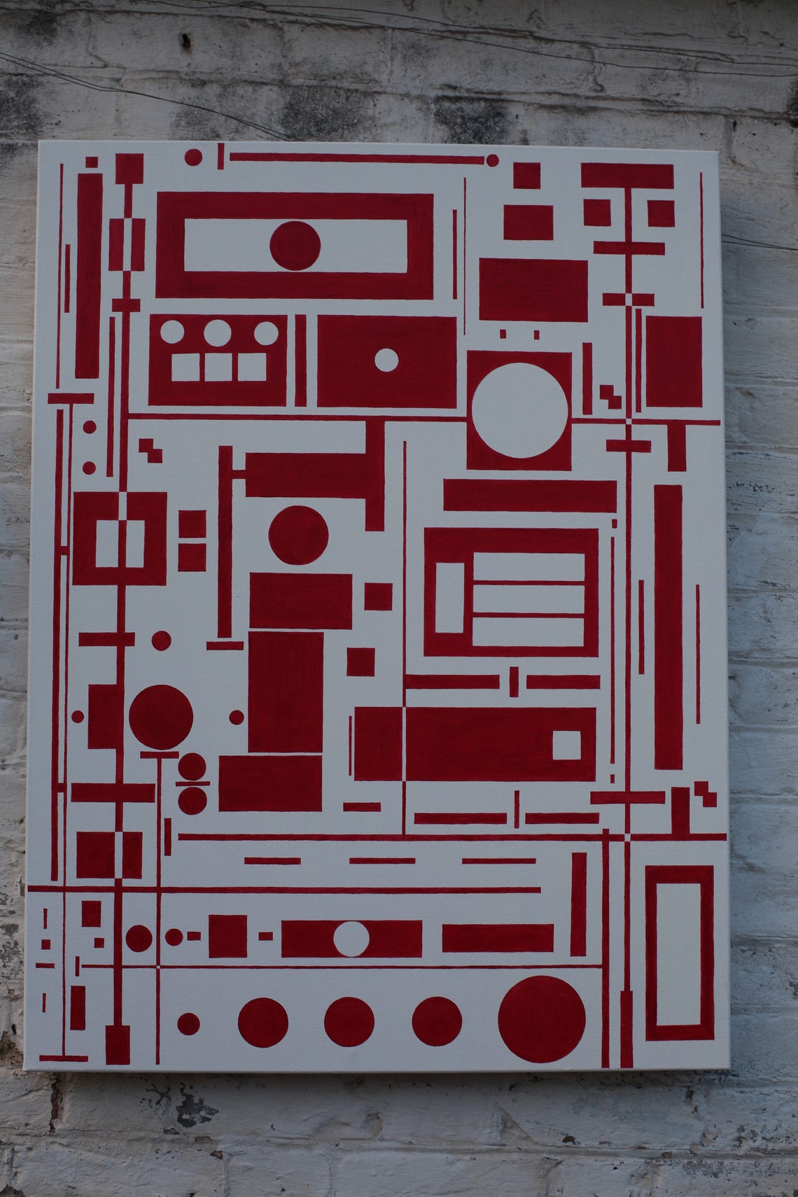 Mathematical Calculation Oil Painting on Canvas - Etsy UK