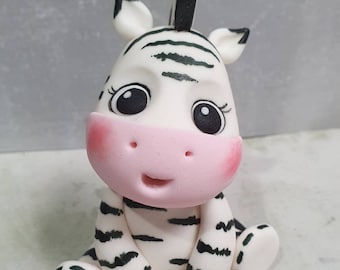 Zebra Fondant Cake Topper With Number. Suits Safari Jungle - Etsy Australia