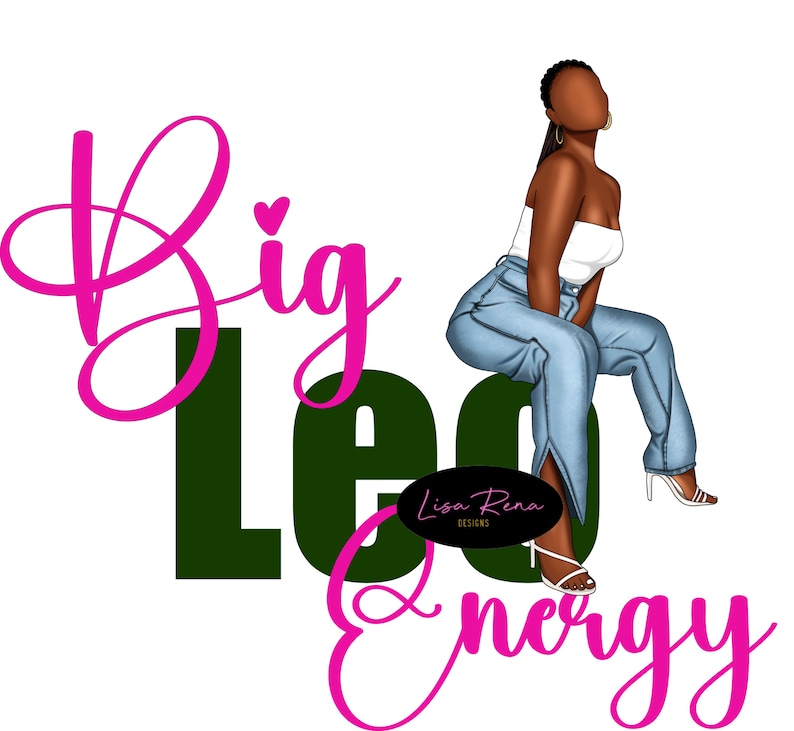Big Leo Energy LEO Season Zodiac Png - Etsy