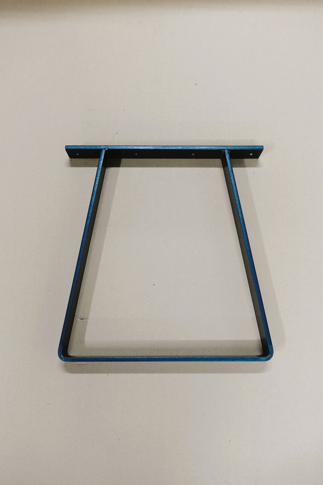 1 Piece Trapezoid Bench Legs Table Legs Metal Flat Steel Bent Bench ...