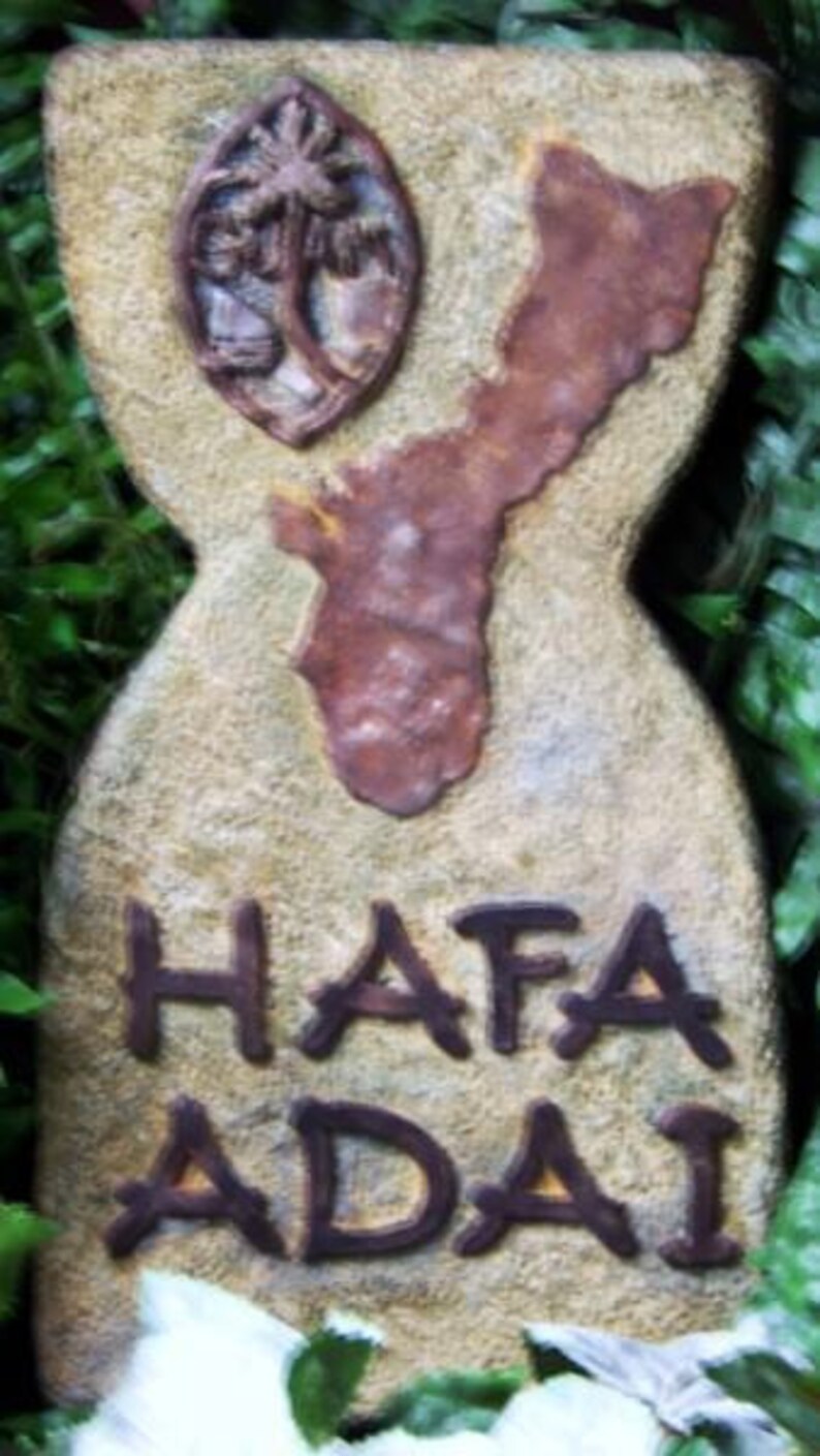Guam Latte Stone Wall Plaque - Etsy