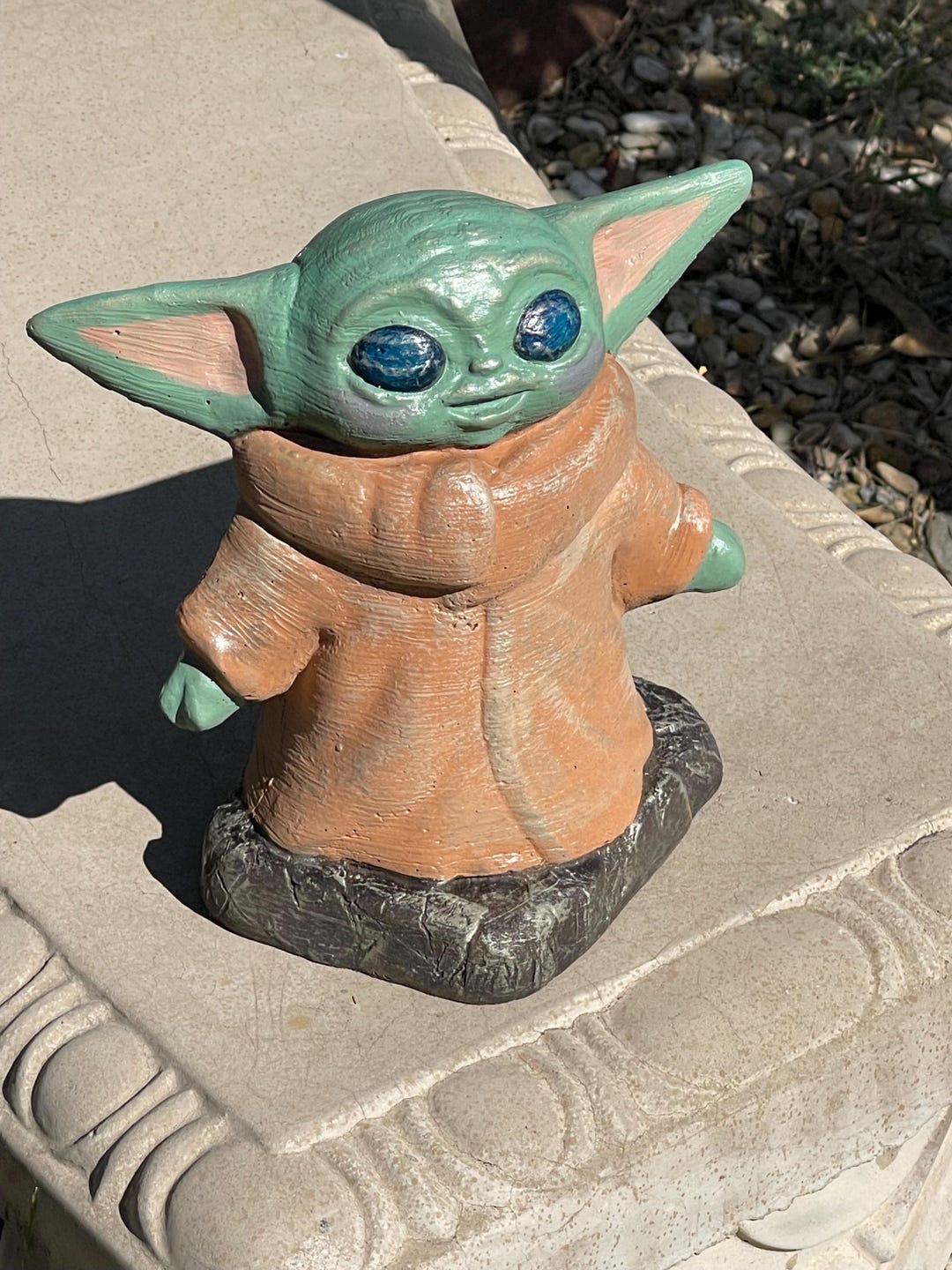 Baby Yoda Grogu Mandalorian Yoda Statue - Etsy