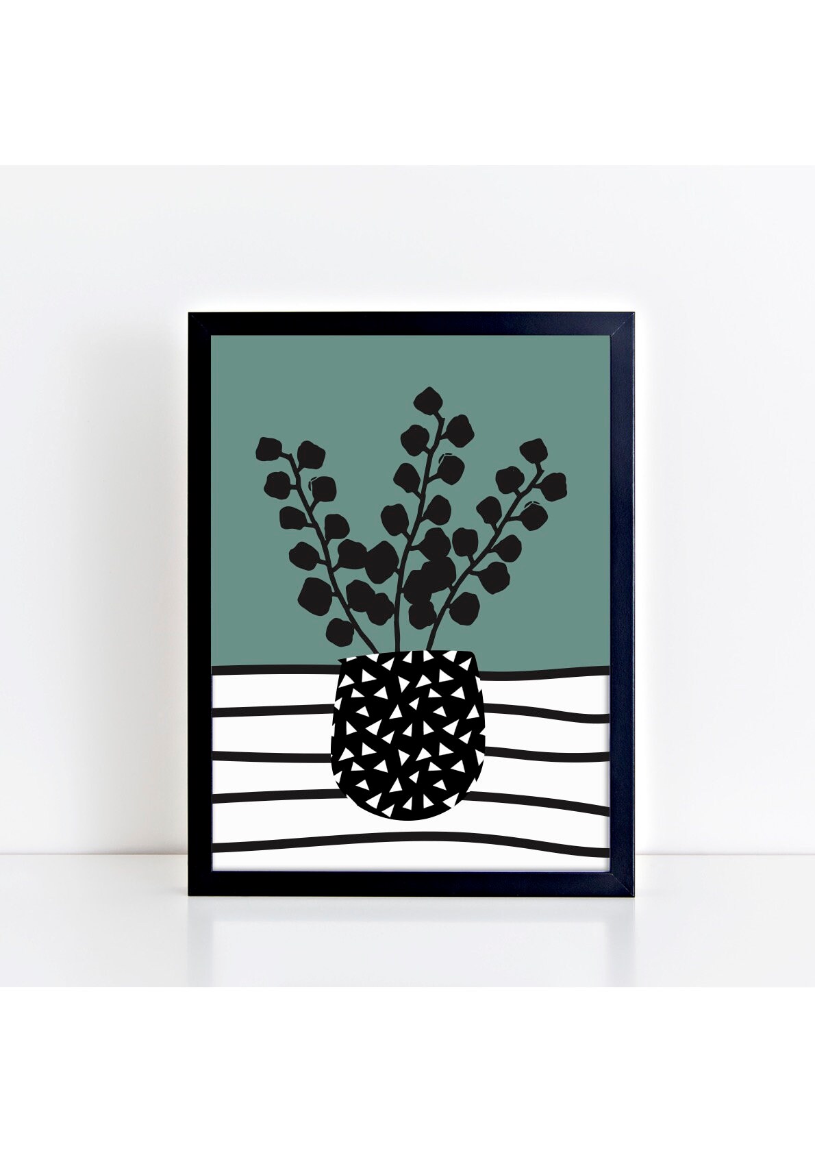 Eucalyptus Green Print Kitchen Poster Botanical Theme Print - Etsy