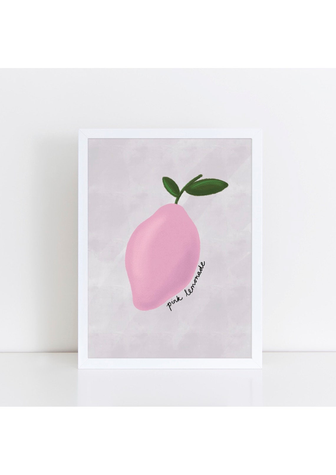 Pink Lemonade Print: Mediterranean Kitchen Wall Art - Etsy