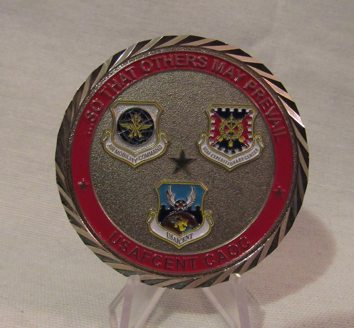 Official USAFCENT CAOC military challenge coin DIRMOBFOR | Etsy