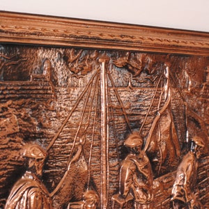 Hammered Copper Wall Art Carved Copper Wall Decoration - Etsy