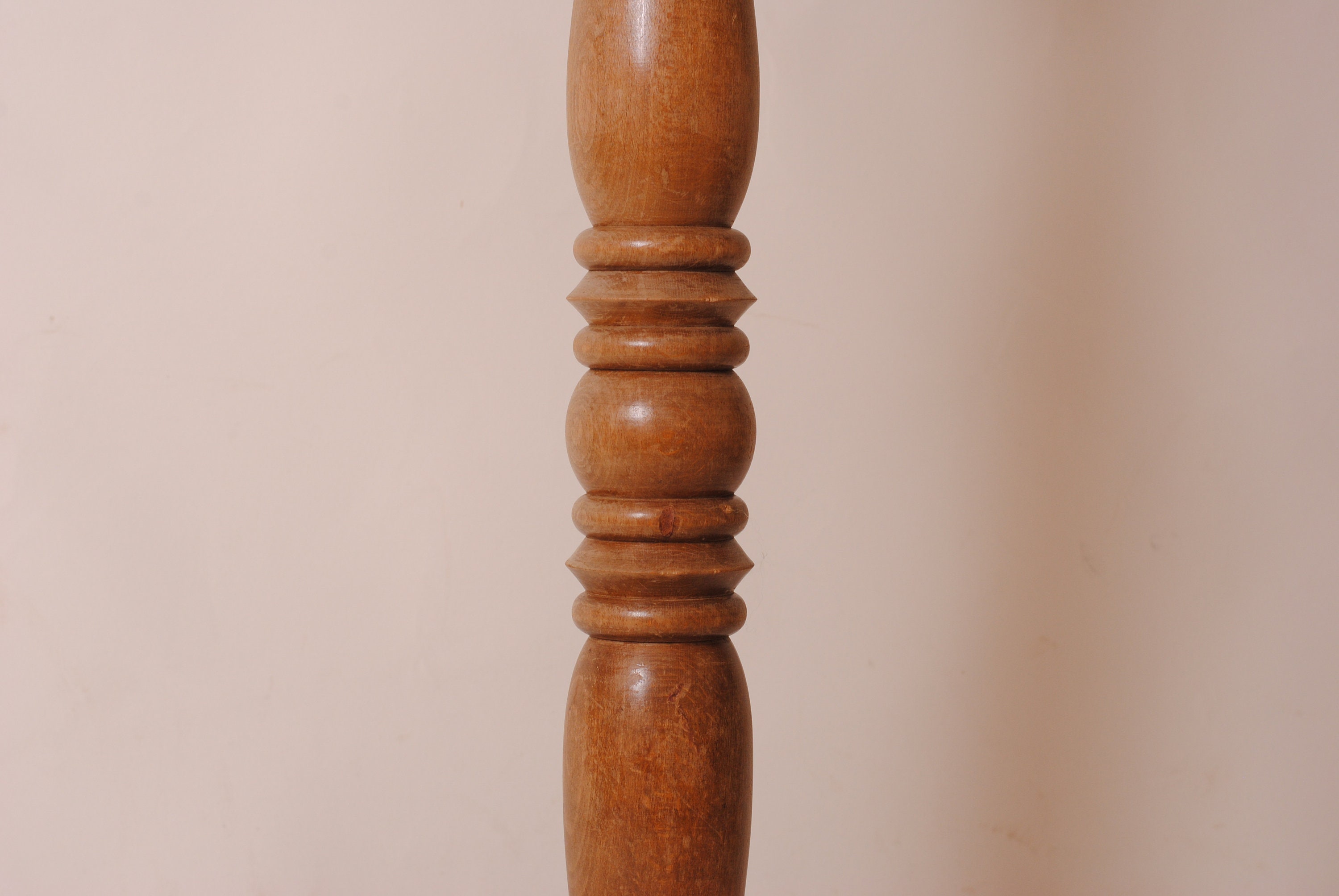 Turned Wood Floor Lamp/antique French Floor Lamp - Etsy