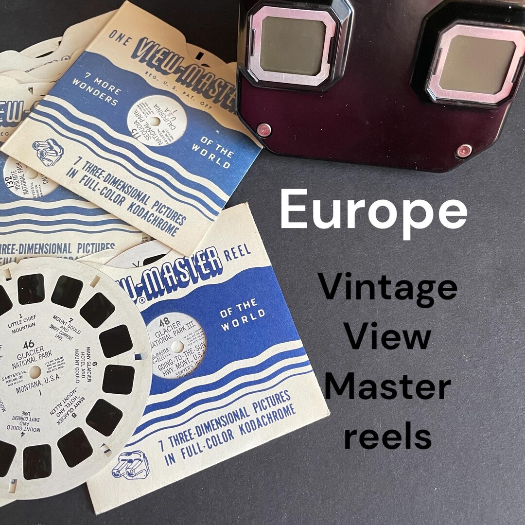 Vintage View Master Reels / Viewfinder Single Reels / Europe Ireland ...