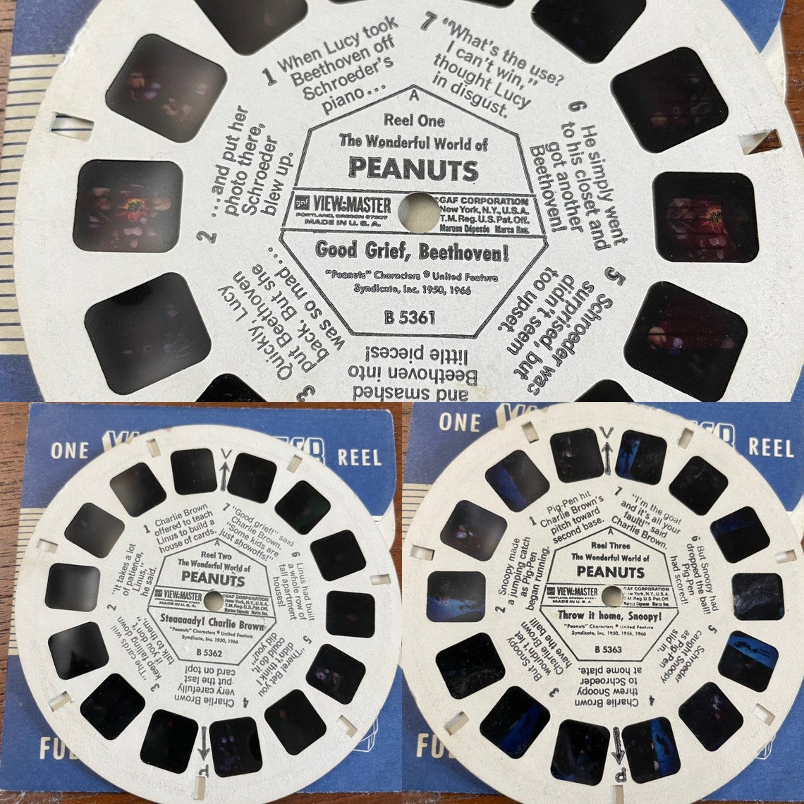 View Master Reels Vintage Viewmaster Sets Comics Cartoons TV Movies 60s ...