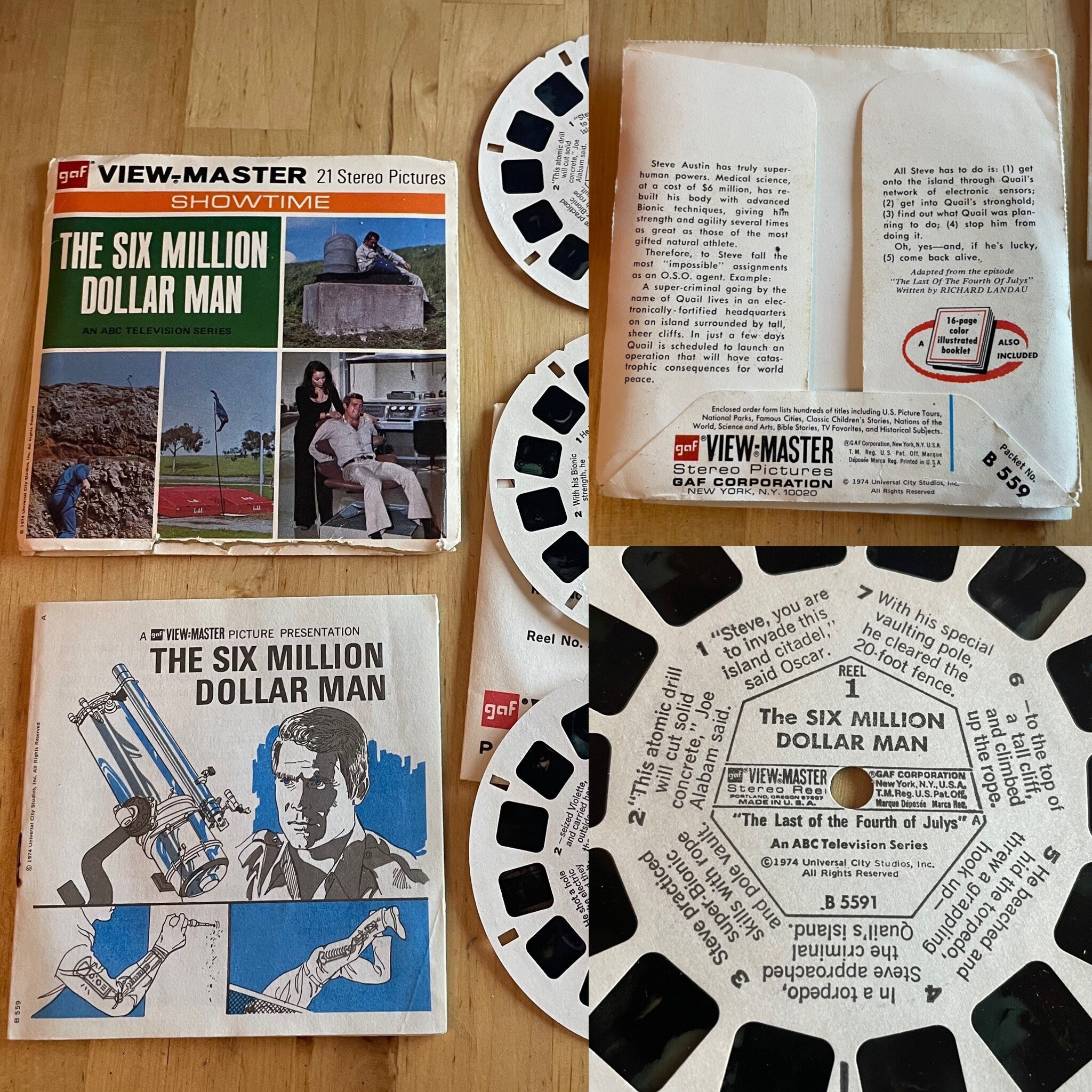 View Master Reels Vintage Viewmaster Sets Comics Cartoons TV Movies 60s ...