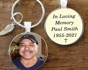 In Loving Memory Keychain - Etsy