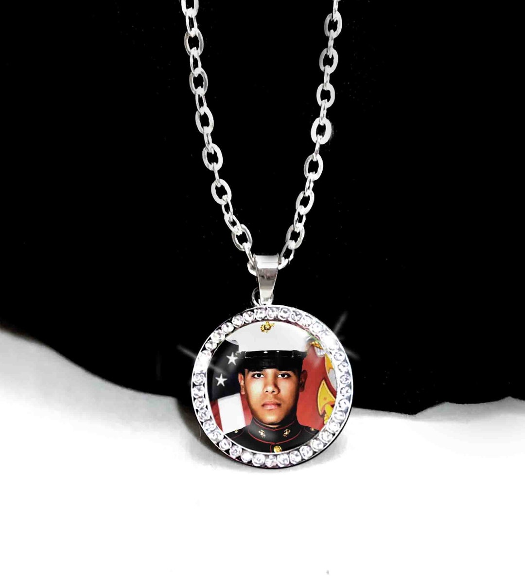 Pendentif militaire, Collier militaire, Pendentif personnalisé, Collier ...