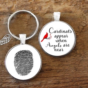 Cardinals Appear, Angels Are Near, Fingerprint Memorial, Fingerprint ...