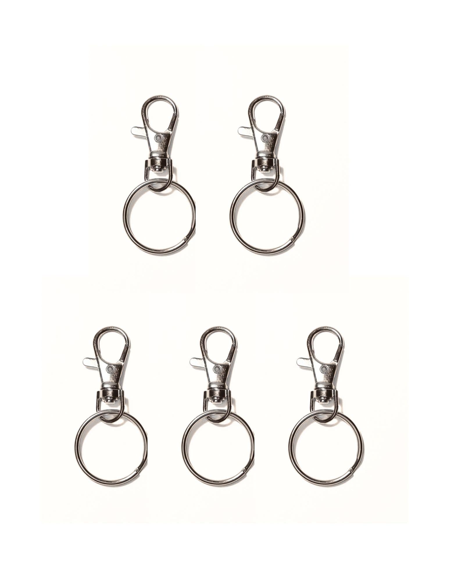Keyring Lobster Clasp With 360 Degree Swivel Hook ,keychain Set ...