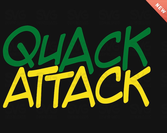 Quack Attack - Oregon Ducks SVG - Etsy